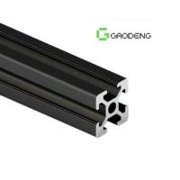China 6063 T5 Aluminum Profile T Slot 2020 2040 2080 for Linear Rail 3D Printer for sale
