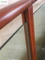 China Wood Grain Aluminum Profiles With Good Feeling for sale