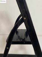 China Black  Using Hight 87 cm  Aluminum Folding Ladder Net Weight 3.5KG for sale