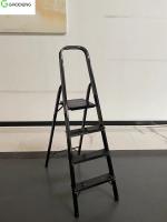 China Black  Using Hight 87 cm  Aluminum Folding Ladder Net Weight 3.5KG for sale