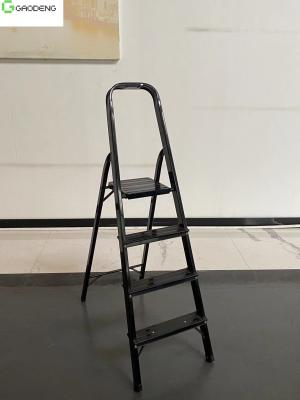 China Black  Using Hight 87 cm  Aluminum Folding Ladder Net Weight 3.5KG for sale