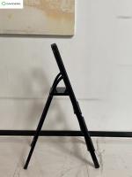 China Black  Using Hight 87 cm  Aluminum Folding Ladder Net Weight 3.5KG for sale