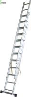 China High Strength 10 Step Aluminium Ladder Corrosion Resistance for sale