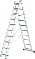 China High Strength 10 Step Aluminium Ladder Corrosion Resistance for sale