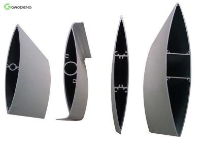 China High Strength Anodized Aluminum Louver Profile 6063 Alloy for Door Window Shutter Extrusion for sale