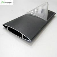 China High Strength Anodized Aluminum Louver Profile 6063 Alloy for Door Window Shutter Extrusion for sale