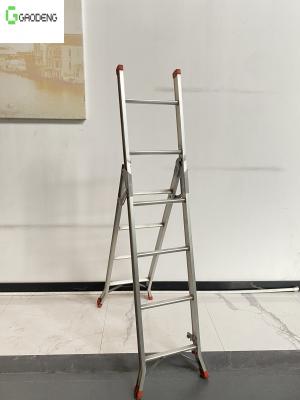 China 4+6 Step Aluminum Folding Ladder 1.3mm Thickness 150kg Capacity 5.7kg for sale