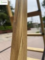 China Wooden 5 Step Aluminium Ladder 1.4mm Thickness PVC Plastic Foot Mats 120kg Capacity for sale