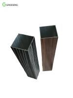 China Wood Grain Industrial Aluminum Profile 6000 Series T3-T8 Extrusion for Custom Doors Windows for sale