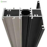 China Powder Coating Extrusion Aluminum Profiles 6063 50-80 Micron Great Feeling for sale