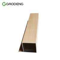 China Wood Grain Extrusion Aluminum Profiles 6063 Alloy Great Feeling Custom Lengths for sale