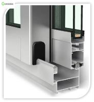 China Powder Coating Open Frame Curtain Wall Aluminum Profile 6063 Alloy 50-80μm for sale