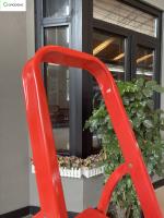 China Aluminum Folding Ladder 1.2mm Thickness 150kg Capacity 250mm Pedal Anti-Slip Handrail for sale