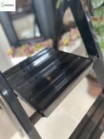 China Aluminum 4 Step Ladder 6063 87cm Height 120kg Capacity Folding Step Stool for sale
