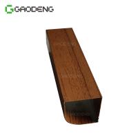 China Wood Grain Aluminum Profile Powder Coated 6063 Extrusion for Industrial Use for sale