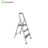 China 250mm Pedal Red Aluminum Platform Step Ladder 1.2mm for sale