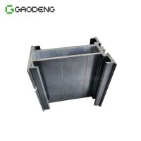 China Powder Coated Aluminium Construction Profiles Wood Grain Anodized for sale