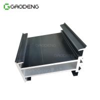China Powder Coated Aluminium Construction Profiles Wood Grain Anodized for sale