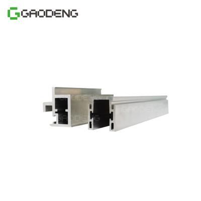 China 6000 Series Aluminium Glass Door Profile Powder Coated Wood Grain Anodized 1.2mm for sale