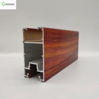 China Extrusion Aluminium Profile Doors And Windows Wood Grain for sale
