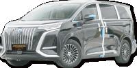 China Denza D9 EV 2025 Two-Wheel Drive Zunhang Edition Pure Electric MPV 620km Range 230kW for sale