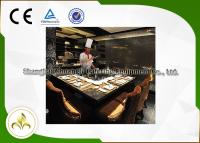 China Nine Seats Commercial Hibachi Grill , LPG / Pipeline Natural Gas Hibachi Grill for sale