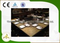 China 9 Seats Indoor Outdoor Teppanyaki Hibachi Grill Table For Hotel / Food Plaza / Restaurant / Bar for sale