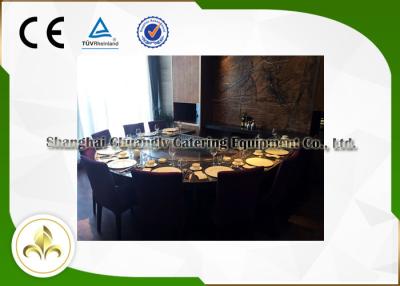 China Eight Seat Japanese Restaurant Grill Table , Teppanyaki Table Grill With Ventilation System for sale