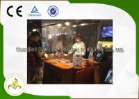 China Food Plaza / Buffet Car Mobile Teppanyaki Grill Table Electric Hibachi Cooktop for sale