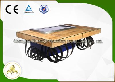 China Fleeting Times Teppanyaki Hibachi Grill Equipment , Japanese Restaurant Grill Table for sale