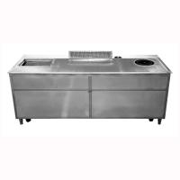 China hree-in-one Multi-function High Efficient Teppanyaki Grill Table for sale