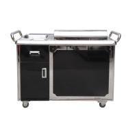 China Stainless Steel 304 Electric Teppanyaki Grill Table 380V for sale