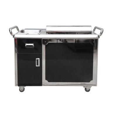 China Stainless Steel 304 Electric Teppanyaki Grill Table 380V for sale