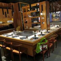China Custom Stainless Steel Rectangle Teppanyaki Grill Table 7-10 Seats for sale
