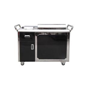 China GREENARK TO29 Stainless Steel Mobile Teppanyaki Grill Table Electromagnetic for sale
