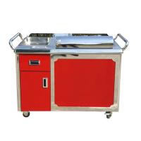 China GREENARK TO29 Stainless Steel Mobile Teppanyaki Grill Table 9KW for sale