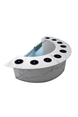 China Japanese Restaurant Hibachi Table Stainless Steel Iron Plate Barbecue Grill for sale