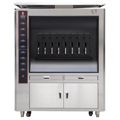 China Single Layer 8 Grids Electric Fish Grill Machine for sale