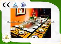 China Natural Gas Ten Seats Rectangle Teppanyaki Grill Equipment 2400*850*800mm for sale