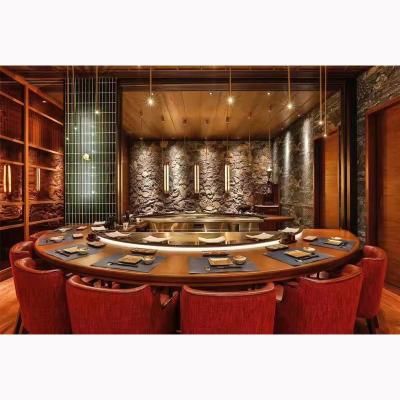 China Flat Surface Teppanyaki Grill With Customized Size Design for sale