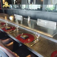 China Commercial Hibachi Grill with Custom Flat Alloy Steel Surface for sale