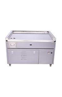 China Special Alloy Steel Gas Teppanyaki Grill Table For Restaurant Hotel for sale