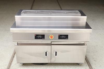 China 1.2m Long Electric Tube Heating Commercial Bbq Grill Kebab Steak Shellfish Grill No Smoke for sale