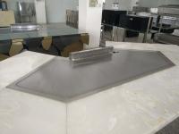 China 11 Seats Stainless Steel LPG Heating Japanese Teppanyaki Grill 2300*960*800mm for sale