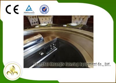 China Upper or Down Fume Exhaustion Electric Teppanyaki Table Top Grill with 10 Seats for sale