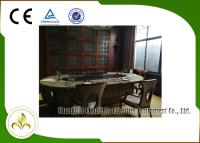 China 10 Seats Electromagnetic Heating Japanese Teppanyaki Grill Stainless Steel and Alloy Steel for sale