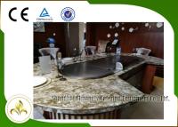 China 10 Seats LPG Heating Teppanyaki Japanese Grill Table Upper or Down Exhaustion for sale