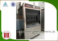 China Charcoal Heating Single Layer 4 Spaces Fish Grill Machine 1210*750*1830mm Size for sale