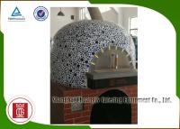 China Indoor Napoli Italy Pizza Oven Natural Lava Rock Gas Heating Round Top for sale