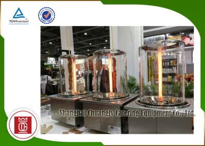 China Portable Electric Commercial Barbecue Grills Vertical Kebabs Stainless Steel for sale